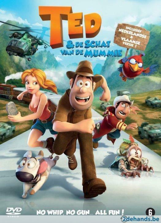 ② DVD Ted & De schat van de mummie — DVD | Enfants & Jeunesse — 2ememain