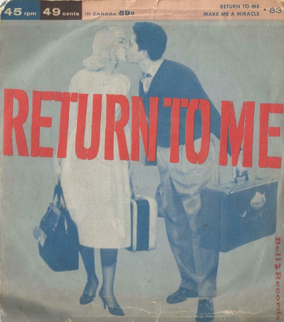 ② Barry Frank – Make me a miracle / Return to me – Single — Vinyl ...