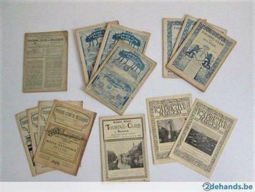 ② Tijdschriften jaren uit 1919 van 'Touring Club de Belgique' — Antiek ...