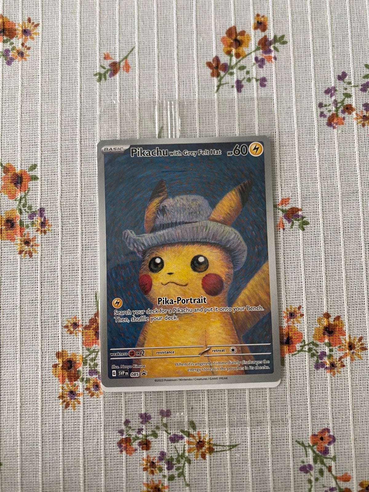 ② Pokémon Pikachu Van Gogh kaart – Unieke verzamelkaart (m2408272219 ...