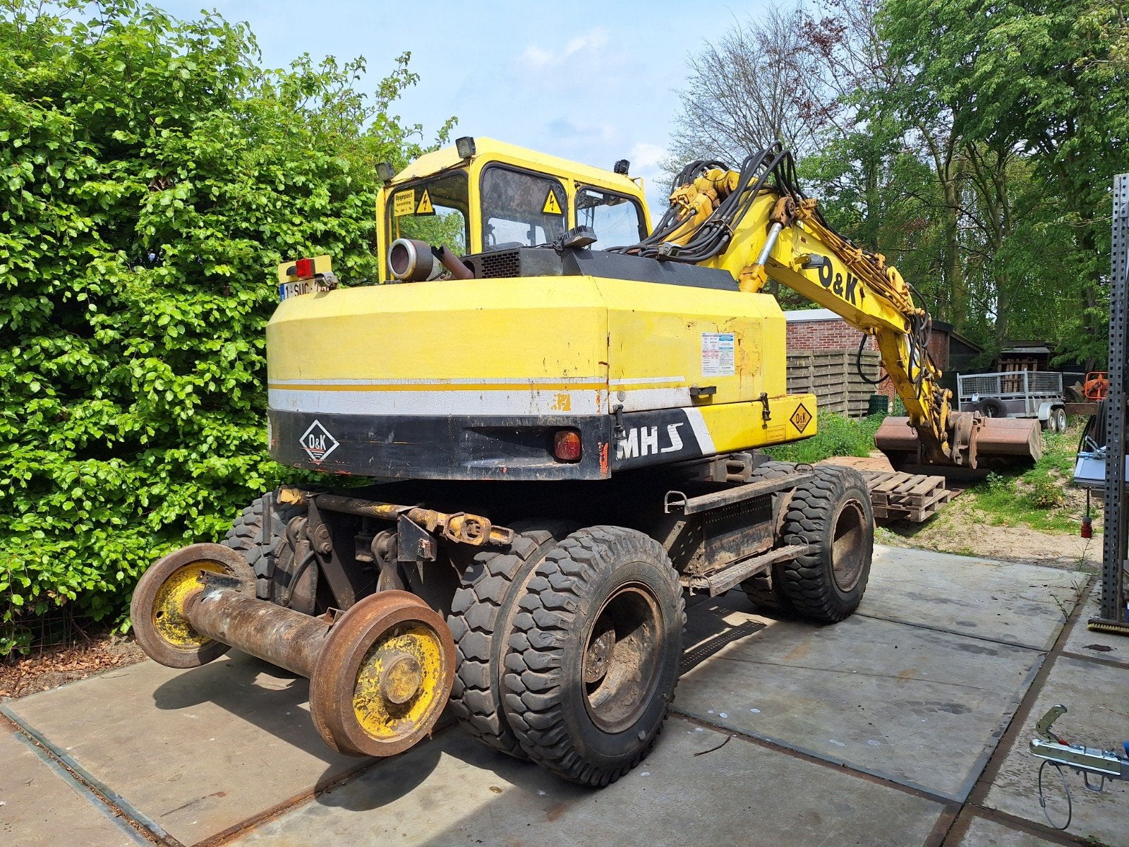 ② Goedlopende bandenkraan O&K Mhs (City) (m2405445945) — Machines ...