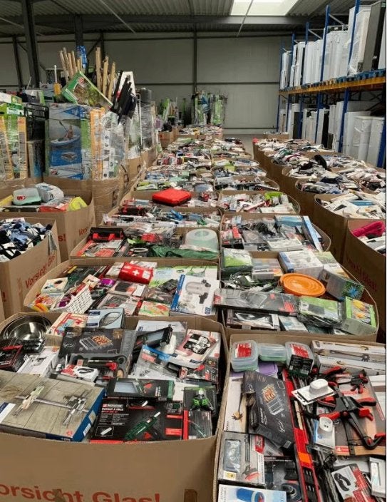 ② 1275 mix pallet partij groothandel restpartij electronica ...