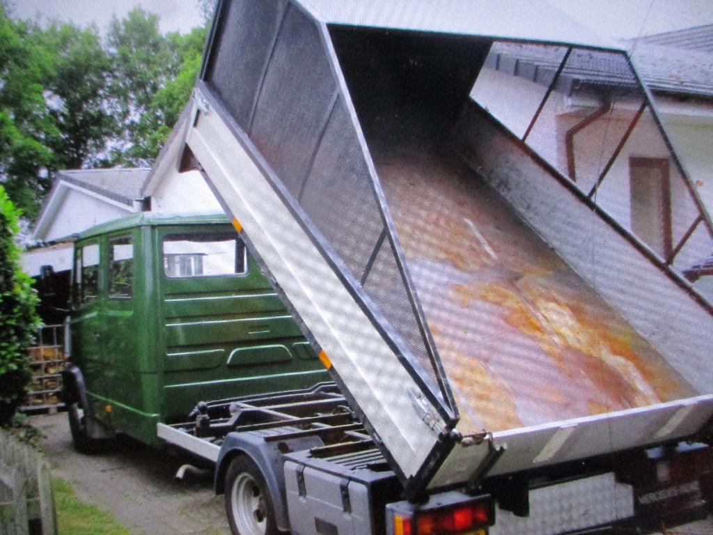 ② Mercedes 508d Doka Kipper 7 persoons in Zeer Goede Staat ...