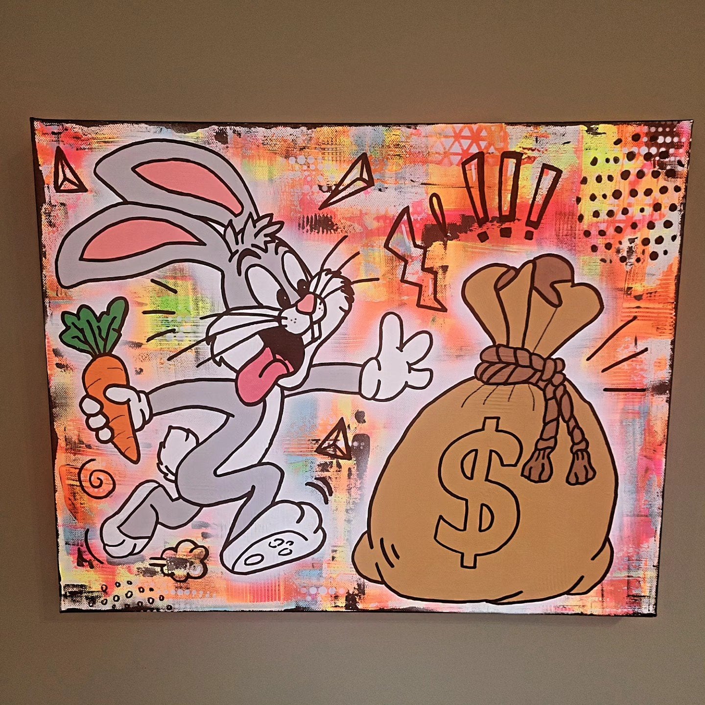② Chasing fortune - Bugs Bunny - Artwork by Melissa Stok — Kunst ...