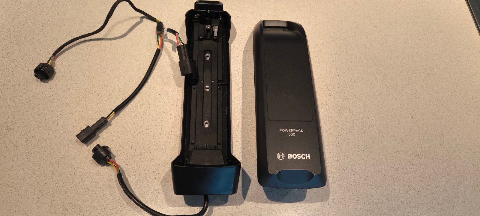 ② Accu Bosch Powerpack 500wh met houder Range Extender 500 wh ...