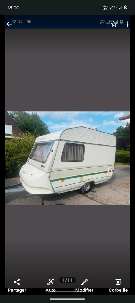 ② Caravane château -750 kg — Caravanes — 2ememain