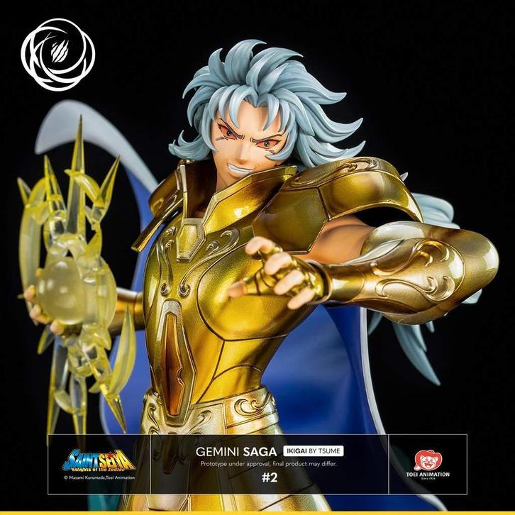 ② Figurine Gemini Saga Tsume – Saint Seya - Ikigai — Statues ...