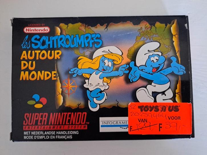 ② de Smurfen Verkennen de wereld (SNES Super NES) CIB - PAL — Games ...
