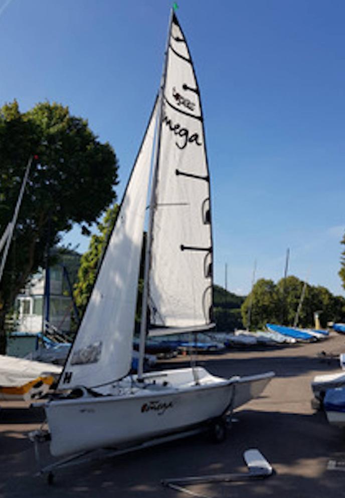 ② Vente dériveur occasion Topaz Omega — Voiliers ouverts — 2ememain