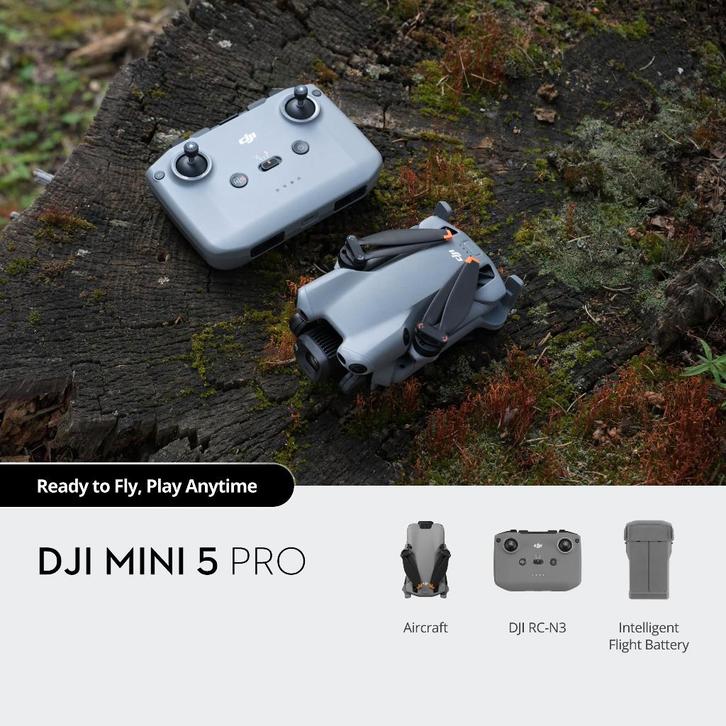 ② DJI MINI 5 PRO RC-N3 + gratis extra's — Drones — 2ememain