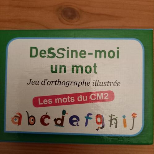 ② Jeu Dessine-moi un mot (jeu d'orthographe illustrée) — Jouets ...