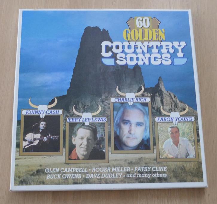 ② 3LP Box - 60 Golden Country Songs — Vinyl | Verzamelalbums — 2dehands