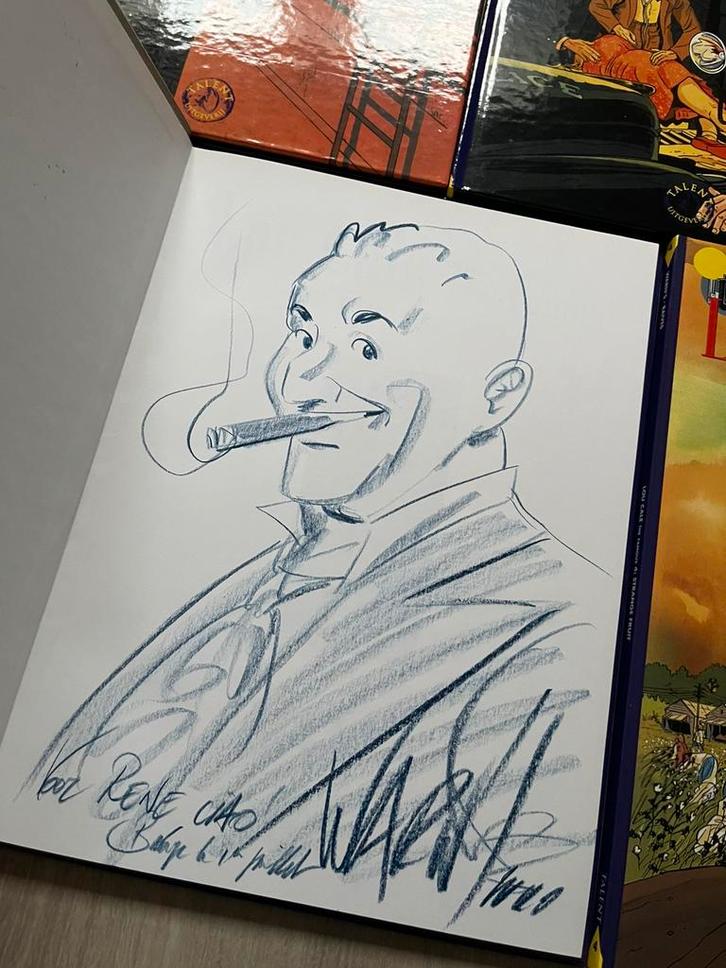 ② Lou cale compleet op 250 ex met originele tekening — Stripverhalen ...