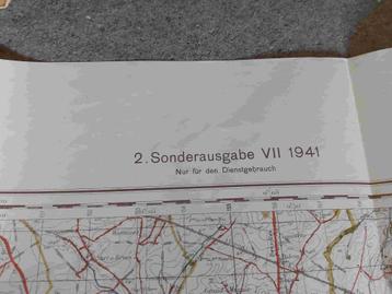 ② Landkaart Oorlog Guerre Duitsland Reims Charleroi Hitler DMS — Rétro ...