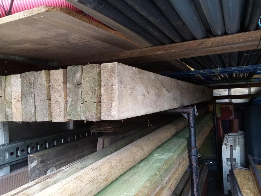 ② houten balken — Hout en Planken — 2dehands