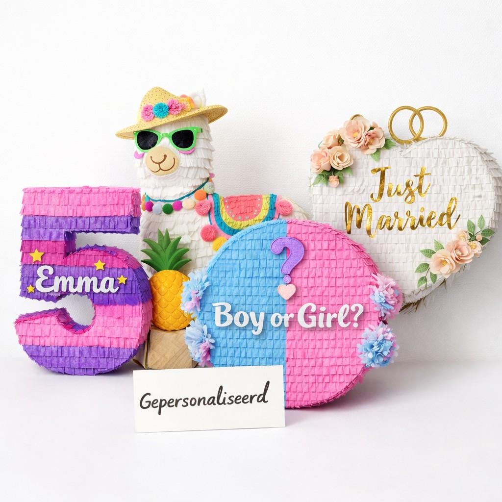 ② Gepersonaliseerde en unieke piñata's op maat voor elk feest ...