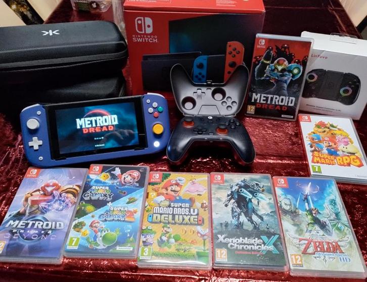 ② switch v2 model 2+toebehoren en games NIET oled of switch 2 ...