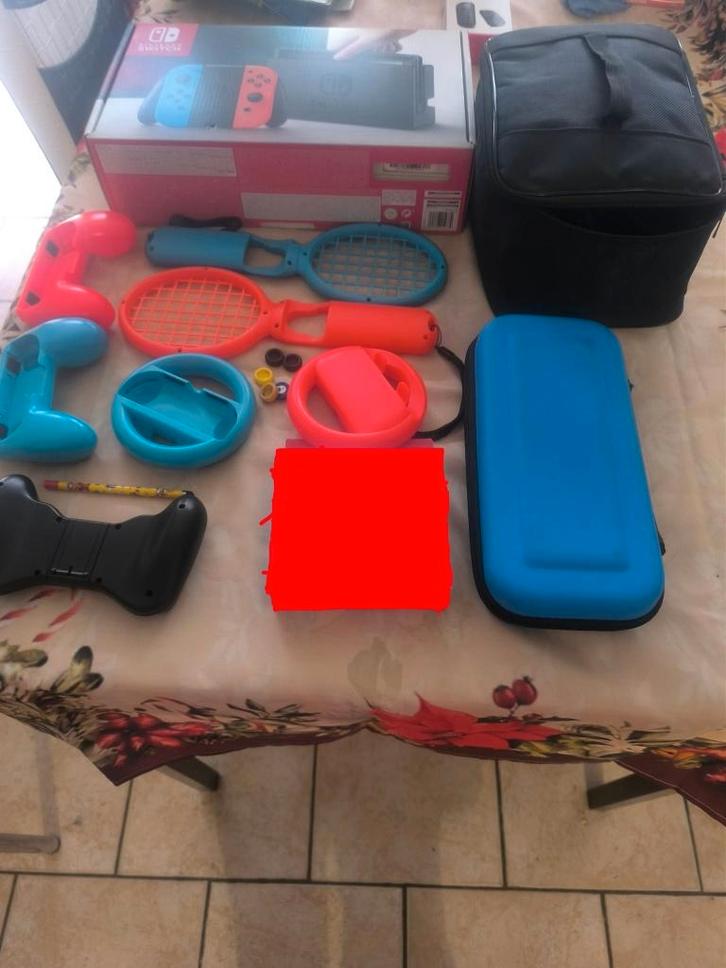 ② console complete switch etat neuve + accessoirs+jeux — Spelcomputers ...