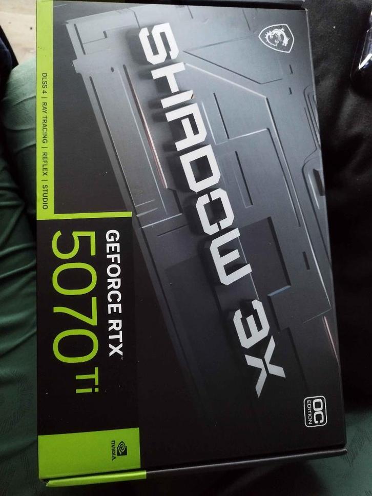 ② MSI Shadow 3X Nvidia RTX 5070ti OC — Videokaarten — 2dehands