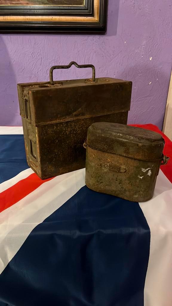 ② Duitse doos mg13 + kom uit de Tweede Wereldoorlog — Militaria ...