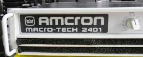 ② AMCRON / CROWN Macrotech 2401 Ampli de Puissance — Versterkers en ...
