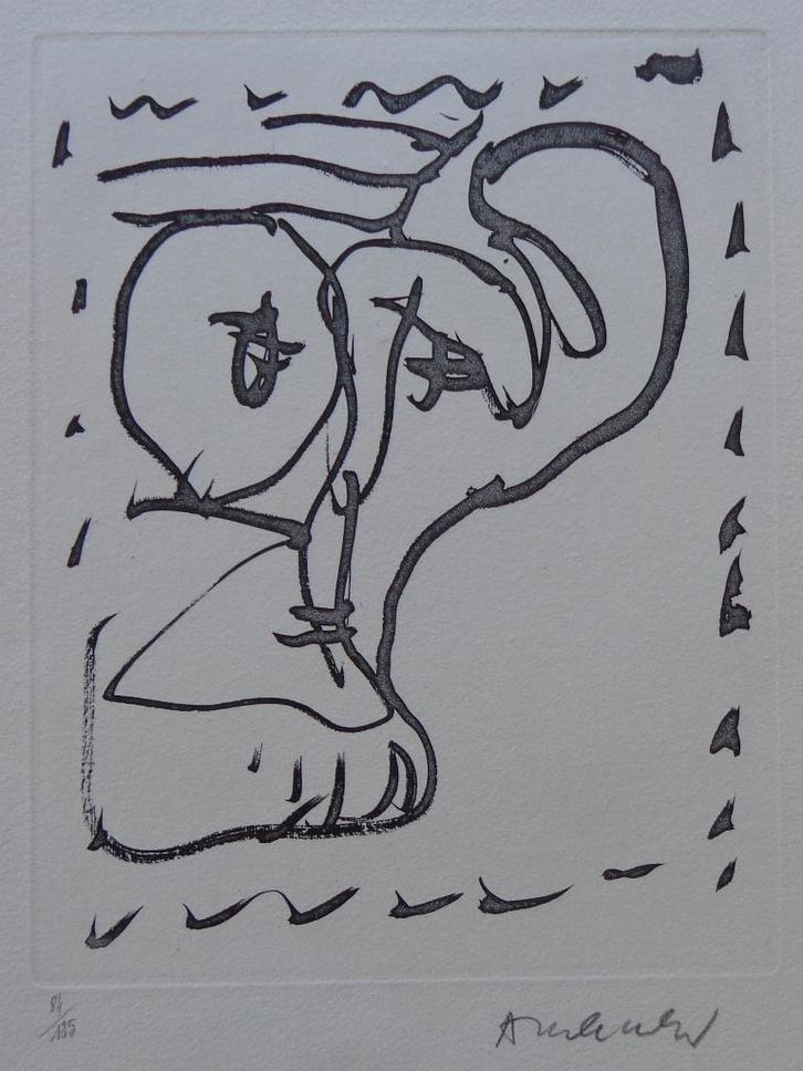 ② PIERRE ALECHINSKY / POEME A VOIR / ZW-W ETS / 39x51cm / SIG — Art ...