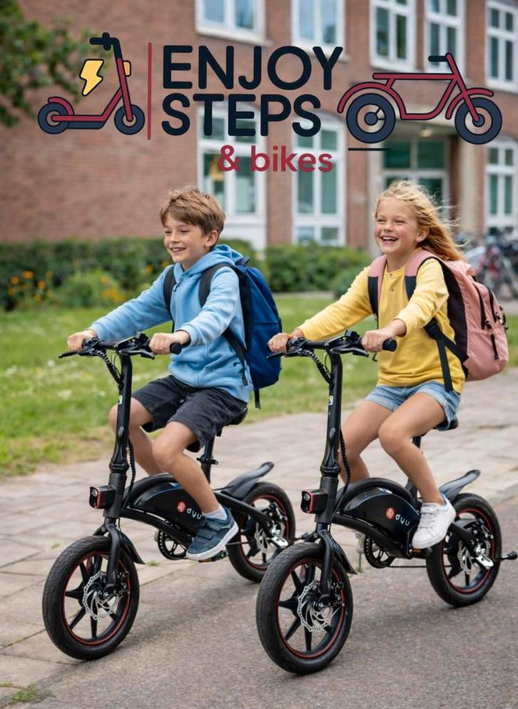 ② ACTIE! Nieuwe Dyu D3F E-bike 25kmh 14inch Met of Zonder Gas — Fietsen ...