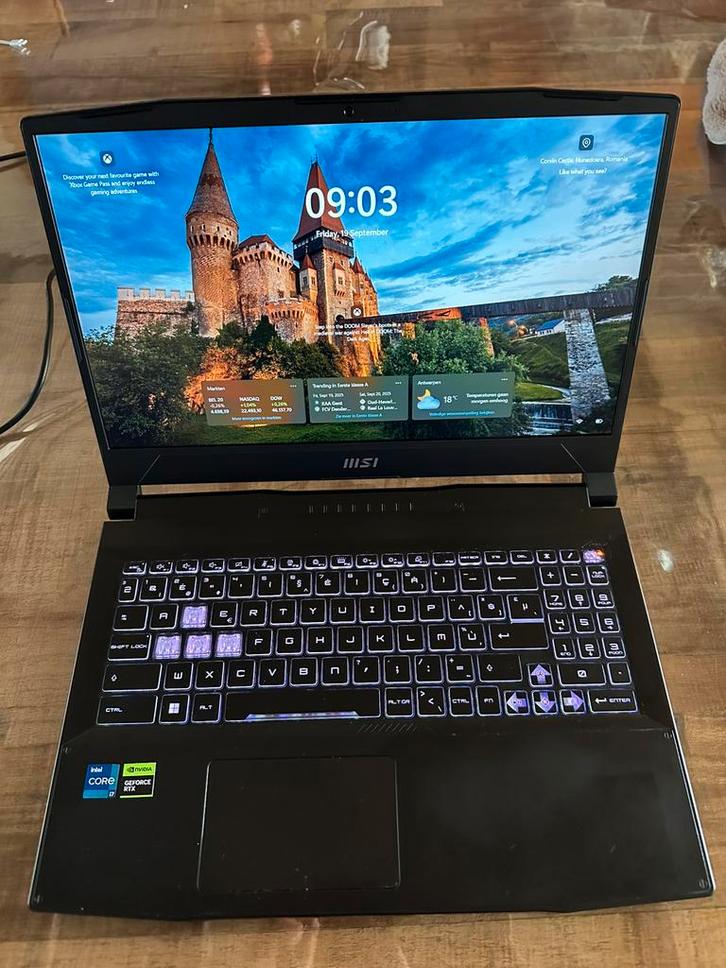 ② MSI Katana 15 B12VGK-009BE (clavier azerty) — Ordinateurs portables Windows — 2ememain