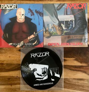 ② Vinyl set van 3 LP’s Razor — Vinyl | Hardrock en Metal — 2dehands