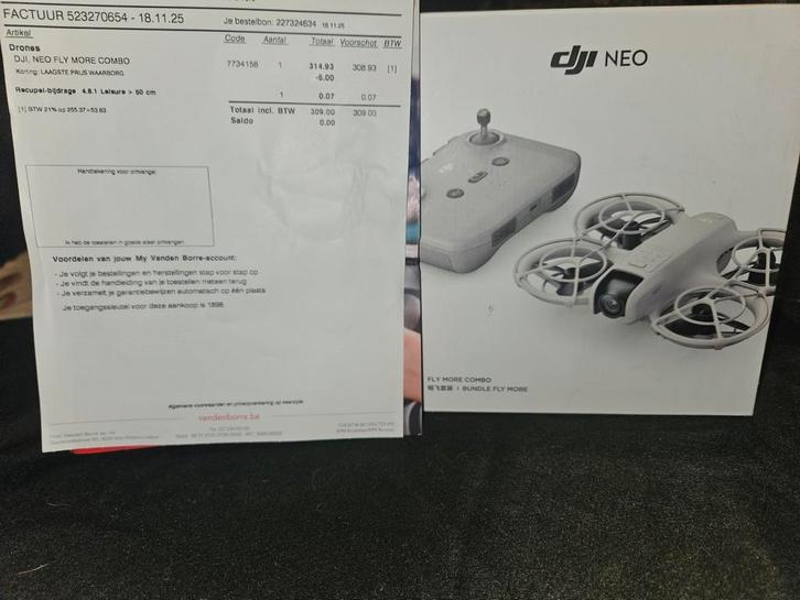 ② 1 dag oud ! Verkeerd model gekocht !DJI Neo Fly More Combo — Drones ...