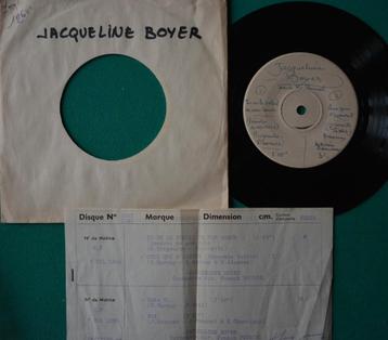 ② Jacqueline Boyer–Tu Es Le Soleil De Mon Coeur - Test persing — Vinyl ...