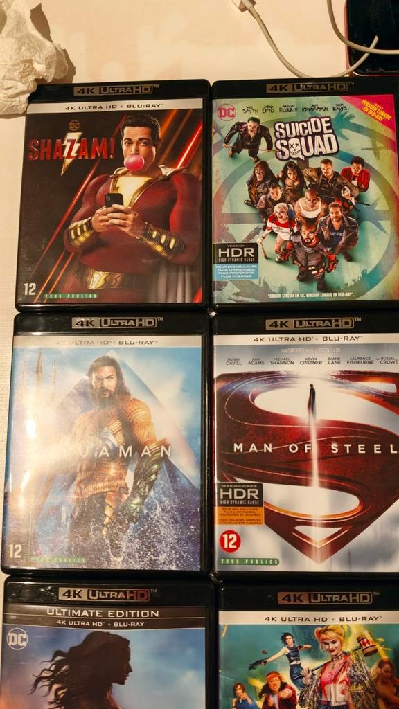 ② Blu-Ray 4k Dc comics lot de 13 films — Blu-ray — 2dehands