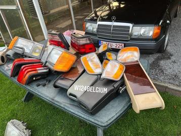 ② Mercedes W124 onderdelen pieces oldtimer 250D 300CE 500E ...