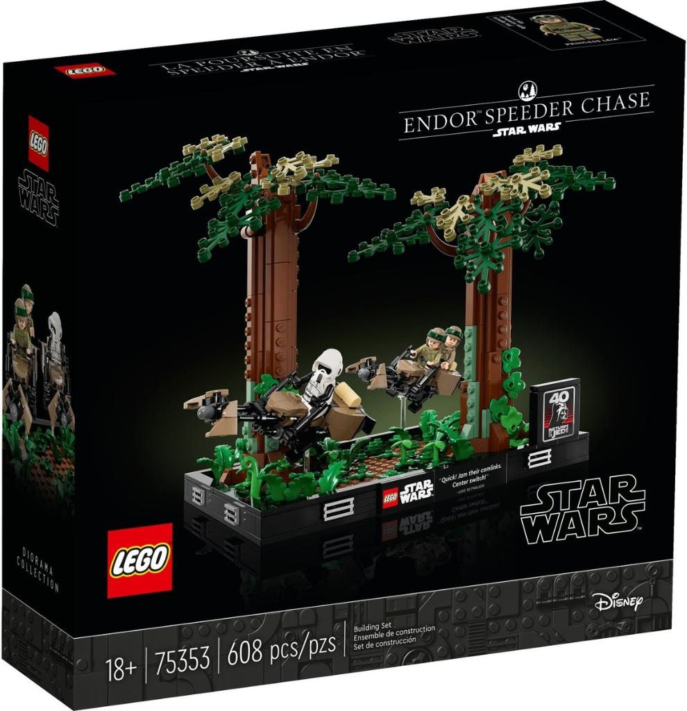 ② LEGO 75353 Endor Speeder Chase Diorama - Star Wars — Speelgoed ...
