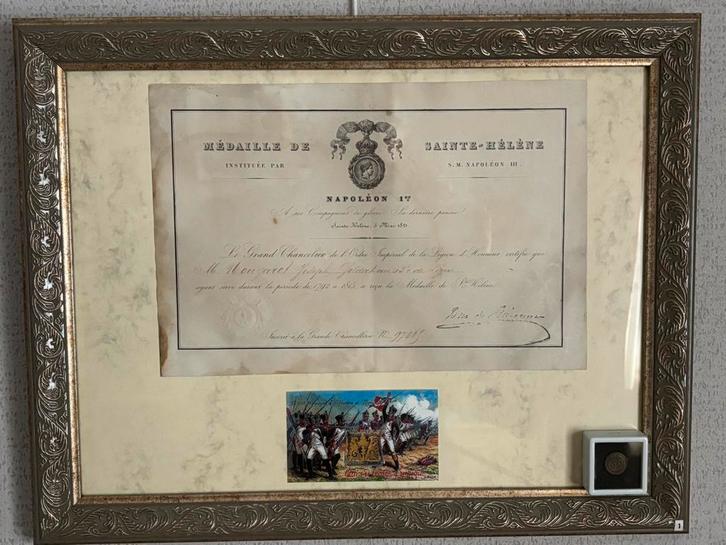 ② Diploma Sint-Helena medaille — Militaria | Algemeen — 2dehands