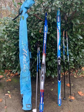 ② 2 paires de skis de fond 1 classique + 1 skating Madshus — Ski & Ski ...