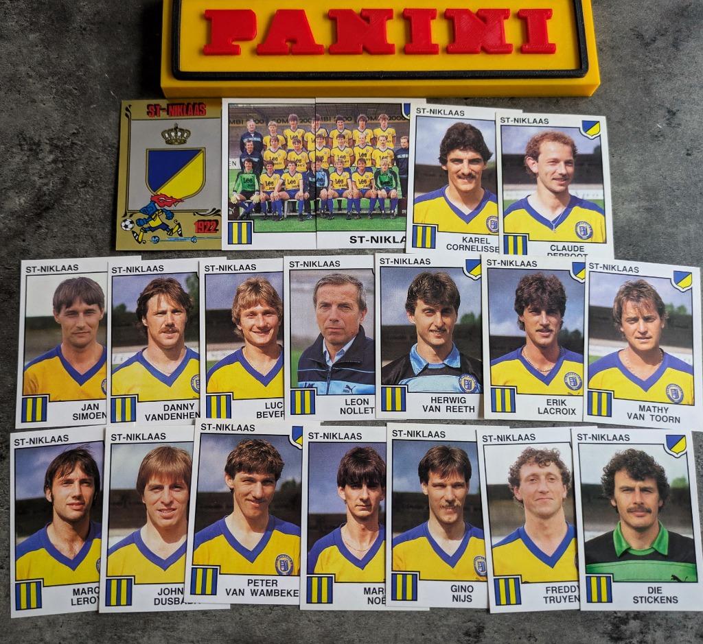 ② PANINI FOOTBALL 85 ST NIKLAAS 19 STICKERS 1985 — Stickers en Plaatjes ...