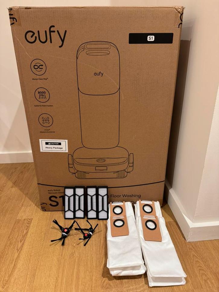 ② Robotstofzuiger met dweilen Eufy S1 / NAGELNIEUW, ONGEOPEND ...