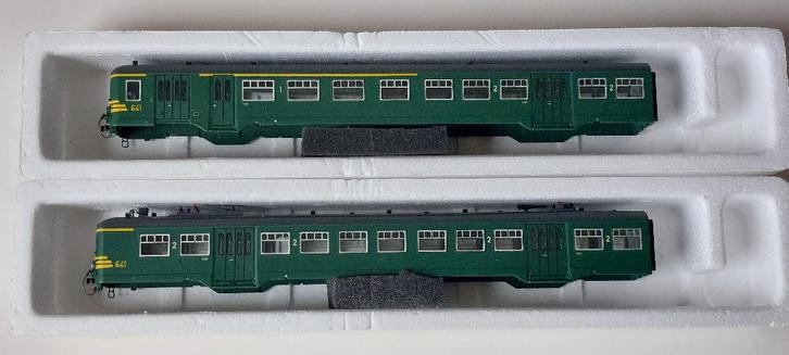 ② SNCB/NMBS JOCADIS 2 CAISSES NUE AUTOMOTRICE 641 — Trains miniatures ...