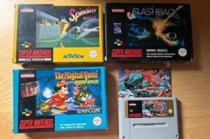 ② Snes games >1995 CIB (zie foto’s voor titels en prijzen) — Jeux ...