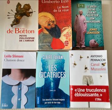 ② Livres de poche en français / lot ou au choix — Littérature — 2ememain