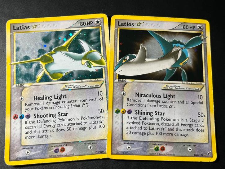 ② Gold Star Latios & Latias ex Deoxys — Jeux de cartes à collectionner ...