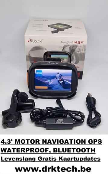 ② 4.3” Waterdicht Motor GPS Navigatiesysteem –LARK FREEBIRD-BT ...