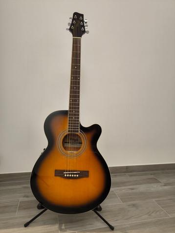 ② Stagg Akoestische Gitaar Electro-Acoustic met Fishman Isys T ...