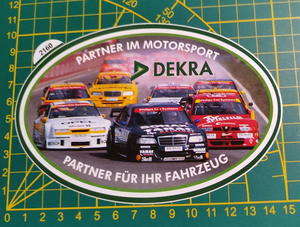 ② Sticker DTM 1994 Dekra Mercedes-Opel Calibra-Alfa Romeo 155 ...