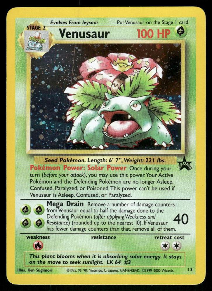 ② Venusaur 13/53 - Wizards Black Star Promos (NM) — Jeux de cartes à ...