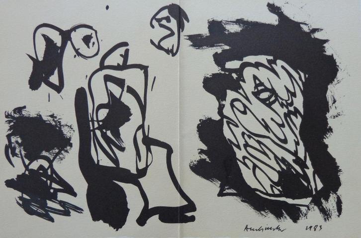 ② PIERRE ALECHINSKY / REPERES / KLEURLITHO / 31x42cm / 1984 — Art ...