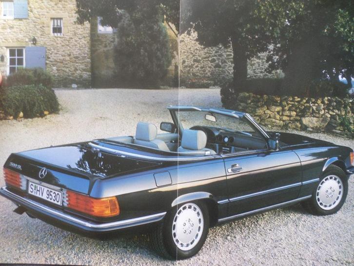 ② Brochure des Mercedes 300, 420 et 500 SL 1985 — Autos | Brochures ...