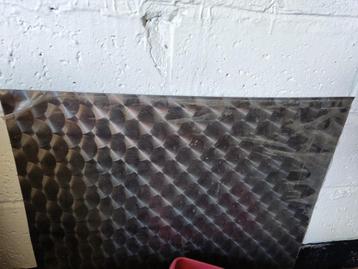 ② Inox plaat RVS/meter 0.6mm x 1250mm gebocheerd voeding 304 — Metalen ...