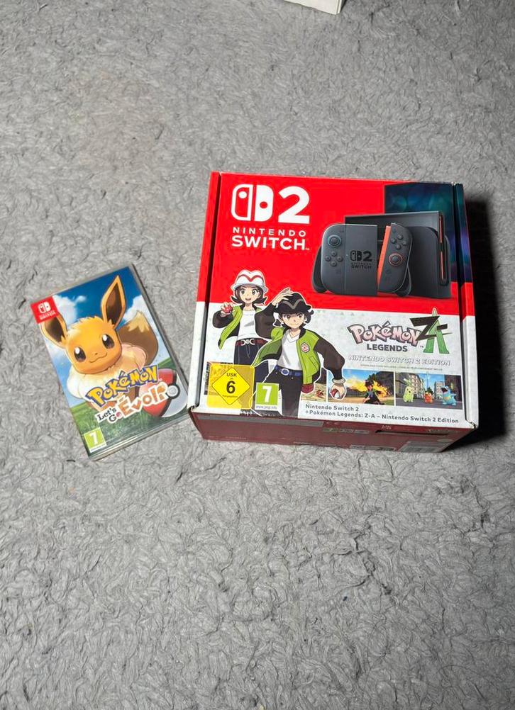② Console Nintendo Switch 2 Edition Pokemon ZA+ 1 Jeu Evoli — Jeux ...